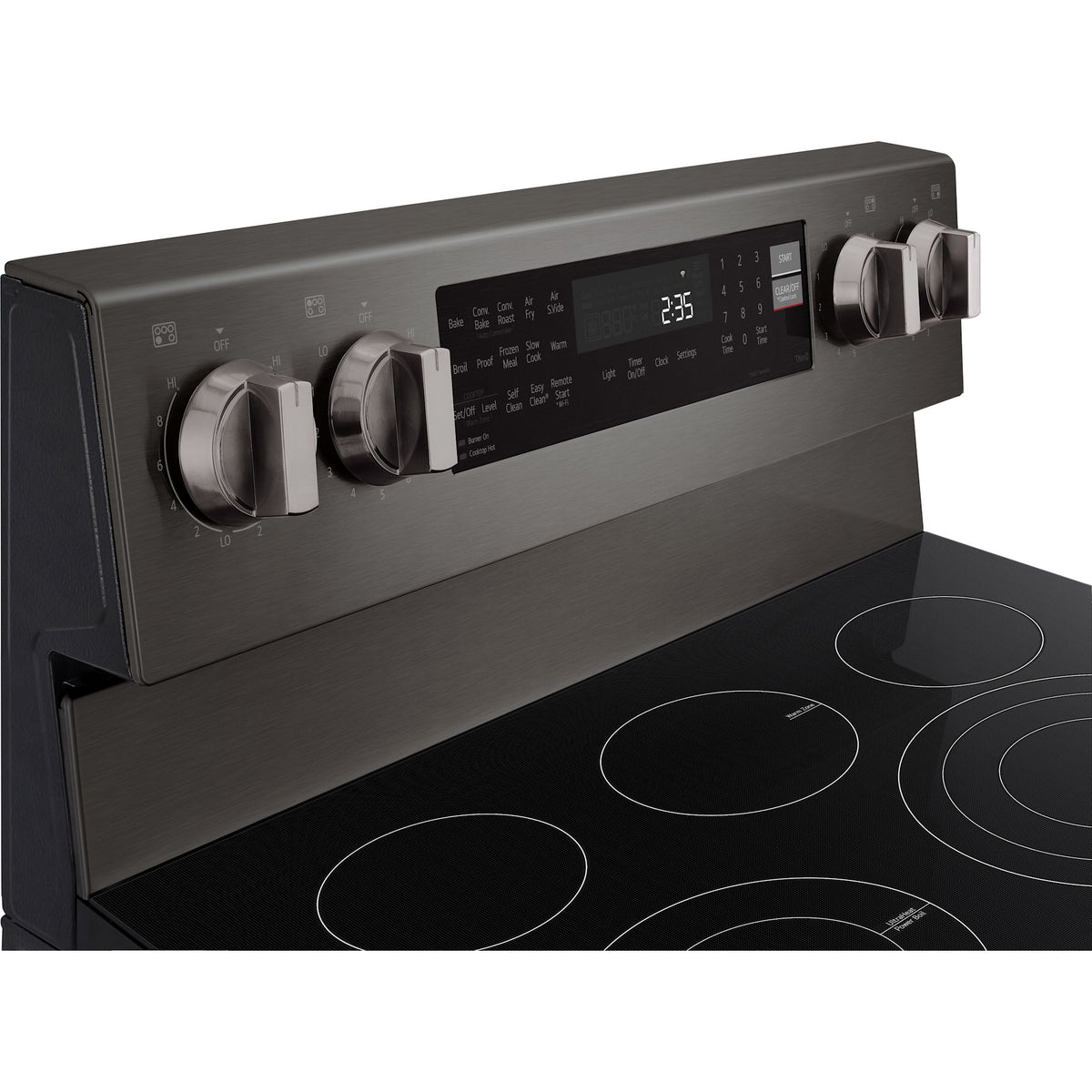 LG 30" Easy Clean Range (LREN6325ZE) - Black Stainless Steel| Ashley ...